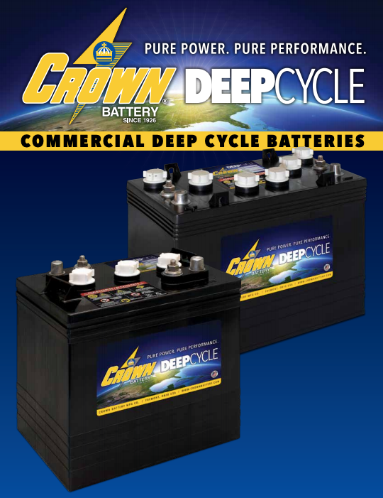 Crown GC2 CR-220 6v 220Ah Golf Cart Battery – Battery Hub Inc.